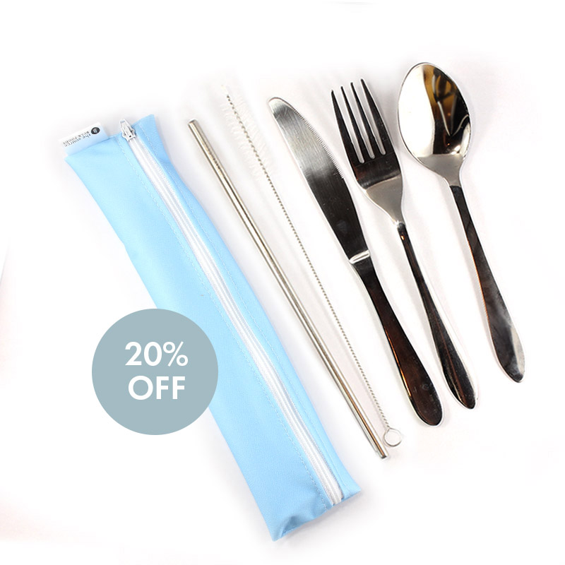 Cutlery Pack - Blue - The Source Bulk Foods Shop