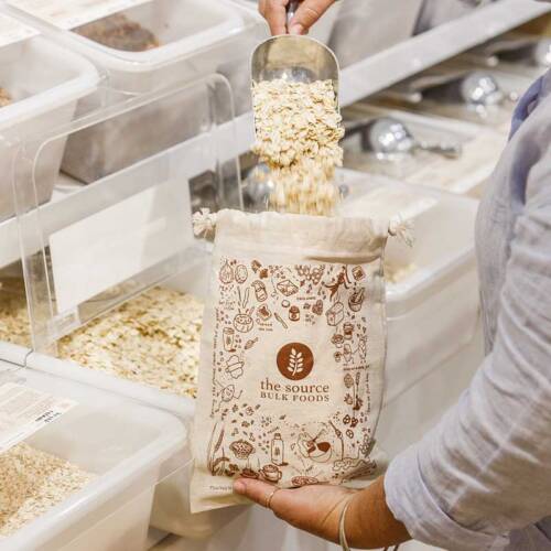 Australian Organic Rolled Oats with Reusable Produce Bag 900g - The ...